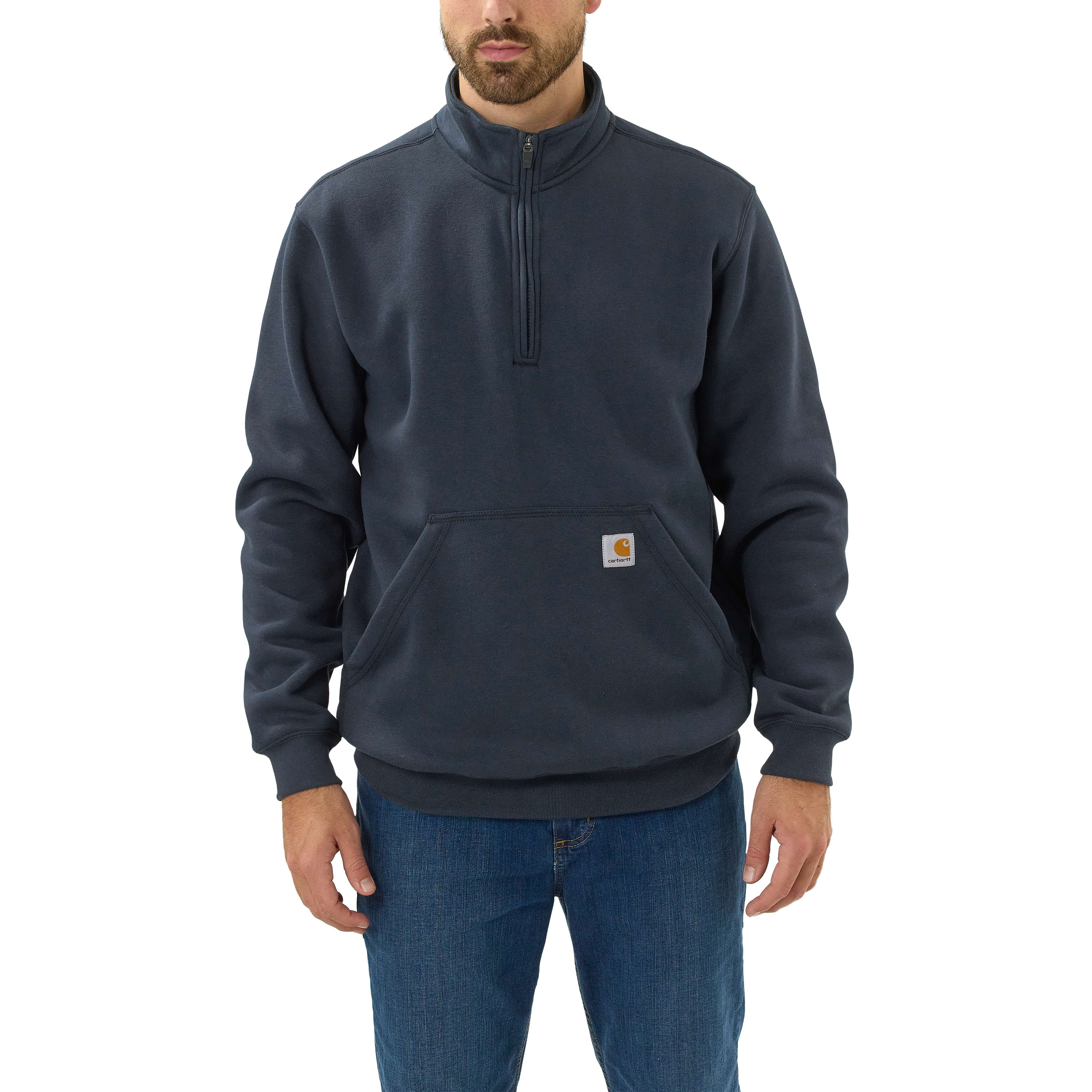 Loose Fit Midweight Quarter-Zip Mock-Neck Sweatshirt | Carhartt Reworked