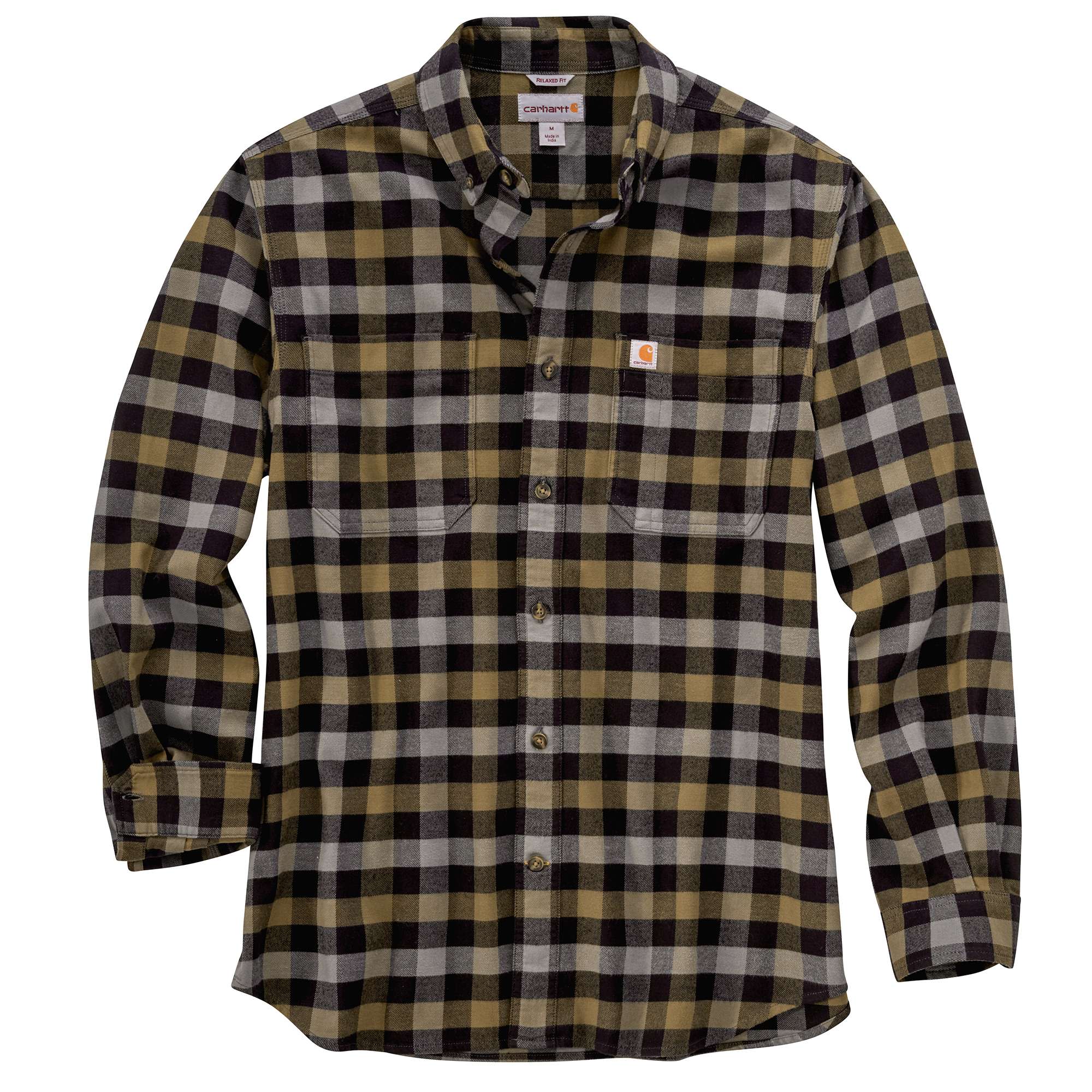Rugged Flex® Hamilton Flannel Plaid Shirt | Carhartt Reworked