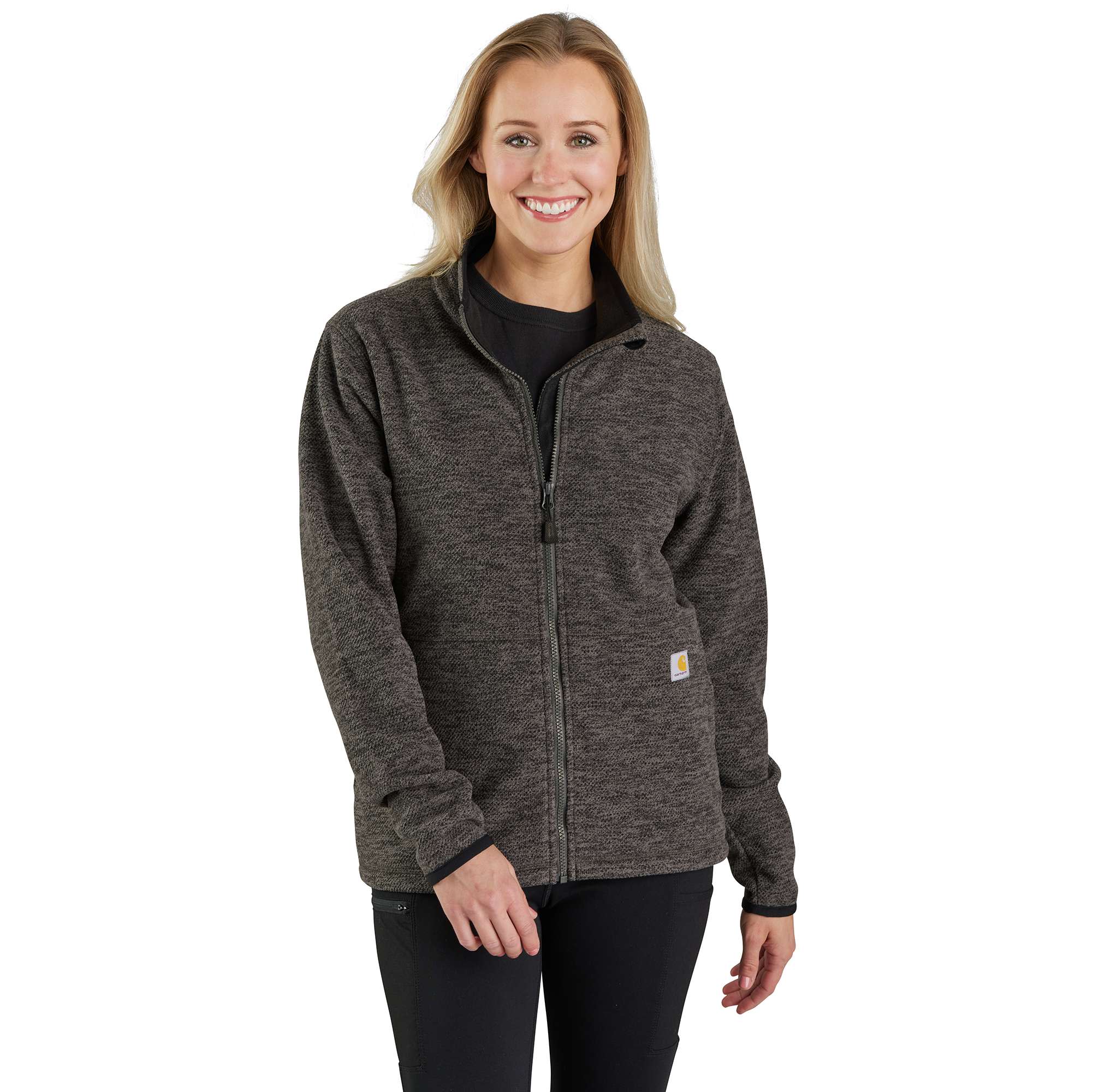 Women's Full-Zip Relaxed Fit Fleece Jacket - 1 Warm Rating | Carhartt ...
