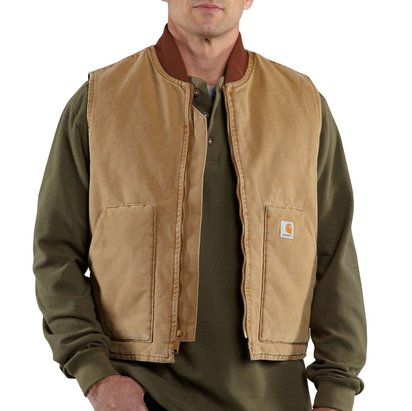 Weathered Duck Vest | Carhartt Reworked