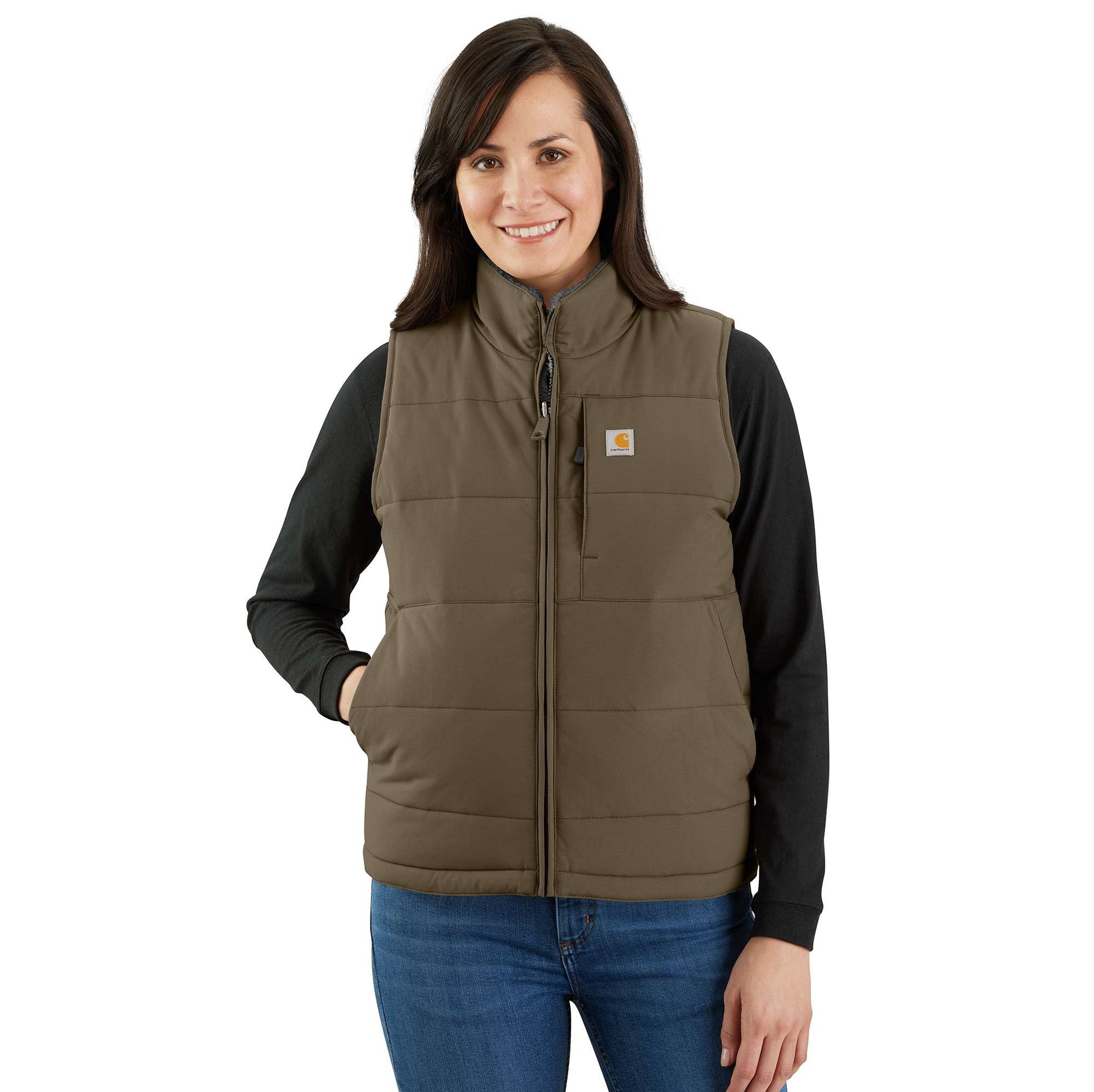 Women's Montana Puffer Vest - Insulated - Reversible | Carhartt Reworked