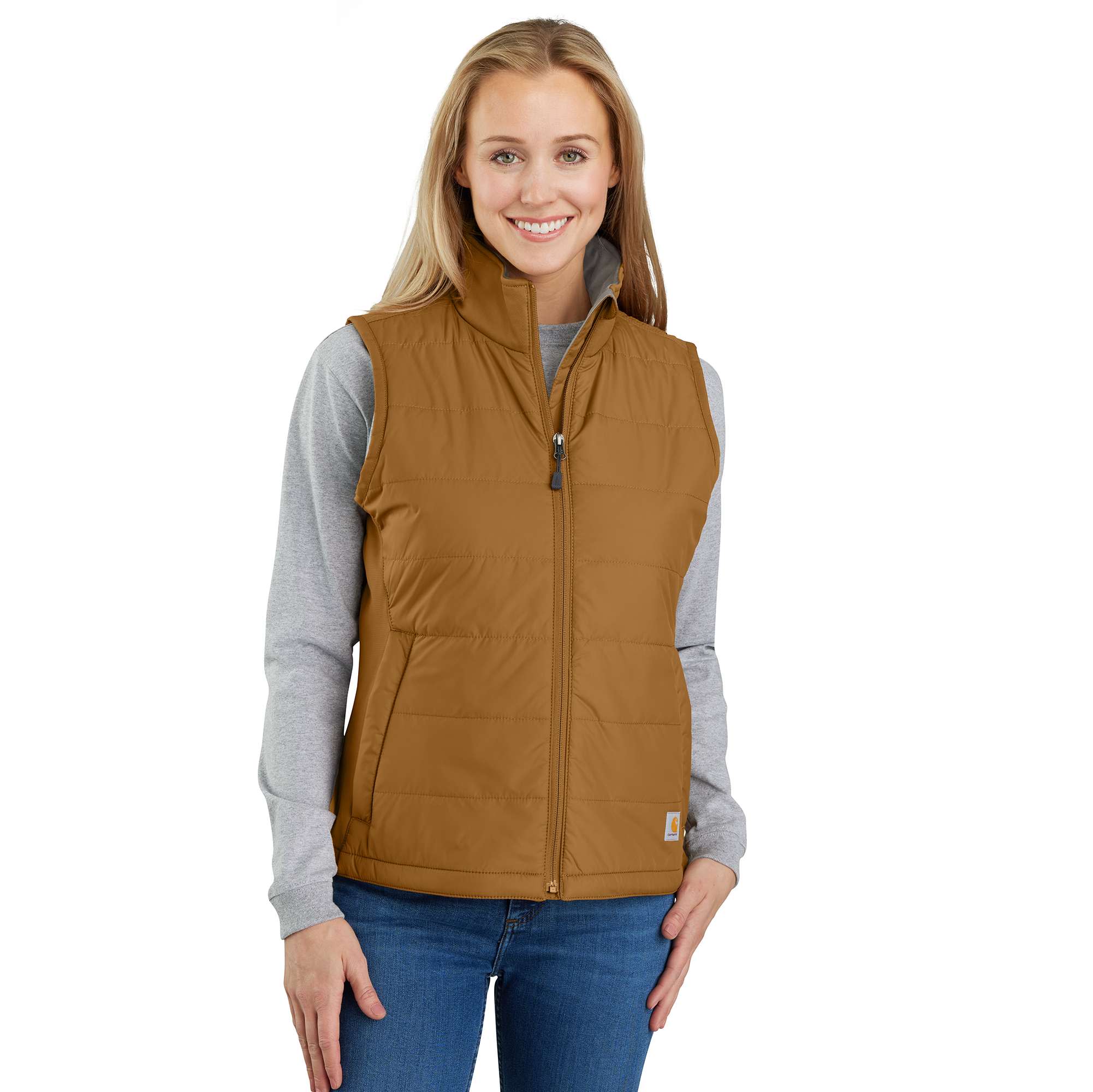 Women's Puffer Vest - Relaxed Fit - Rain Defender® | Carhartt Reworked