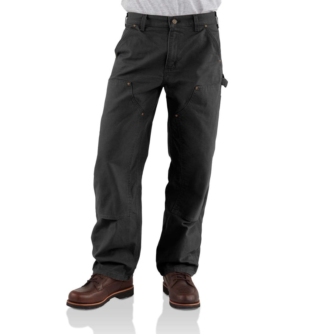 Loose Fit Washed Duck Double Front Utility Work Pant Carhartt Reworked