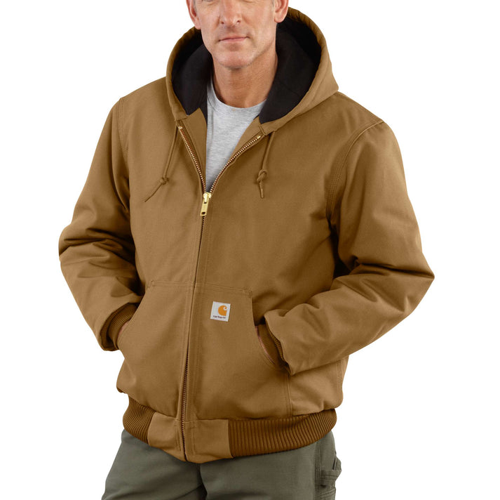 Men's Flannel-Lined Active Jac - Loose Fit - Firm Duck - 3 Warmest Rating | Carhartt Reworked