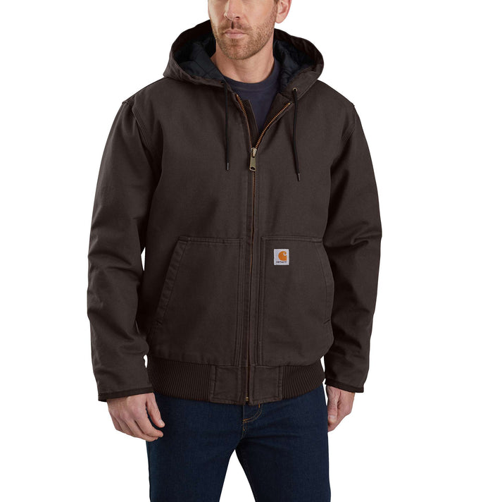 Men's Insulated Active Jac - Loose Fit - Washed Duck - 3 Warmest Rating | Carhartt Reworked