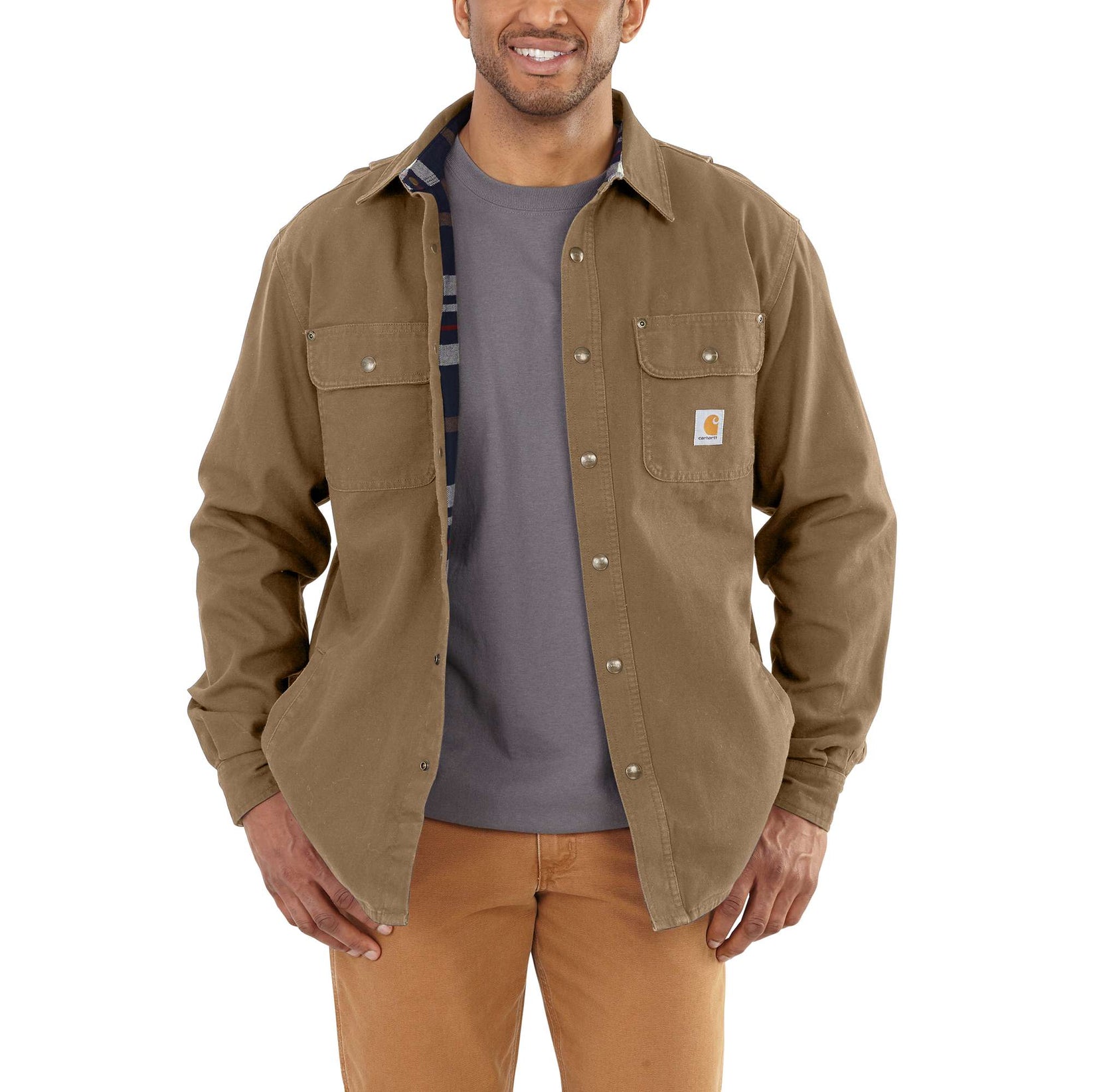 Weathered Canvas Shirt Jac | Carhartt Reworked